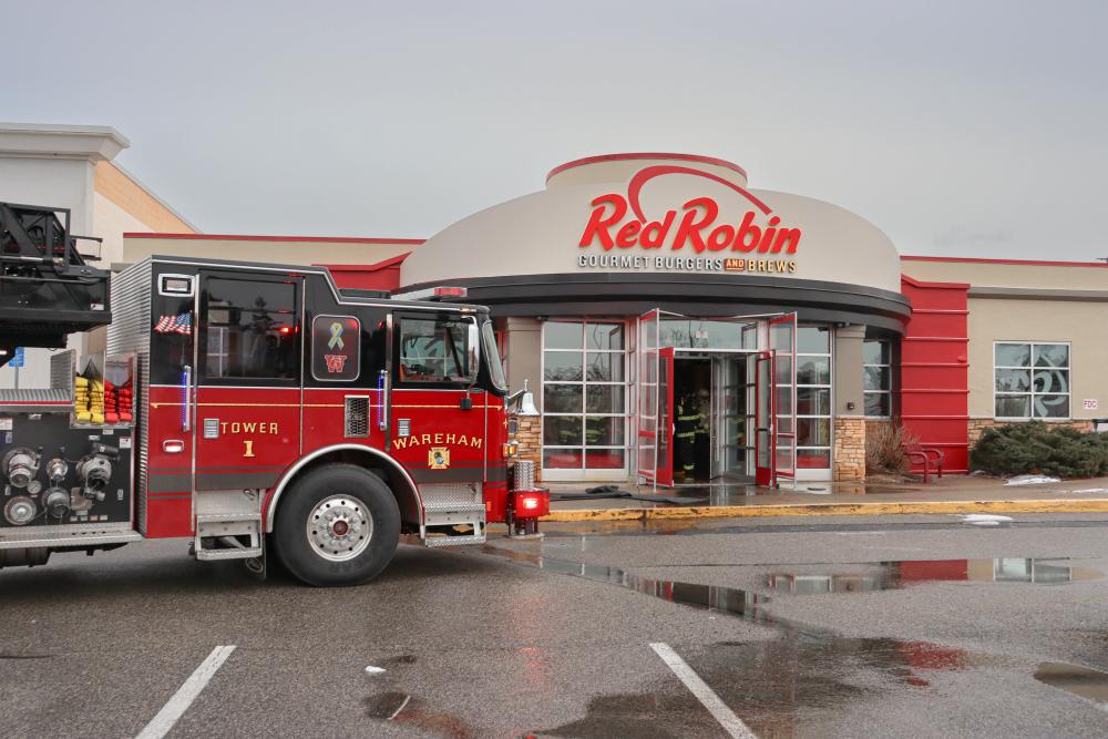 Updated: Sprinkler malfunction causes Red Robin temporary closure | Wareham